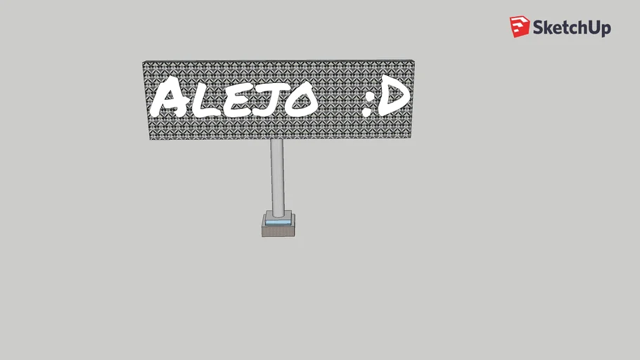 valla publicitaria proyecto 3 | 3D Warehouse