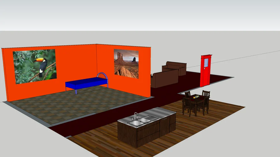 peter's house floorplan | 3D Warehouse