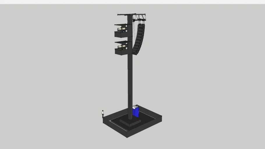 Concert Sound System- Delay Tower | 3D Warehouse