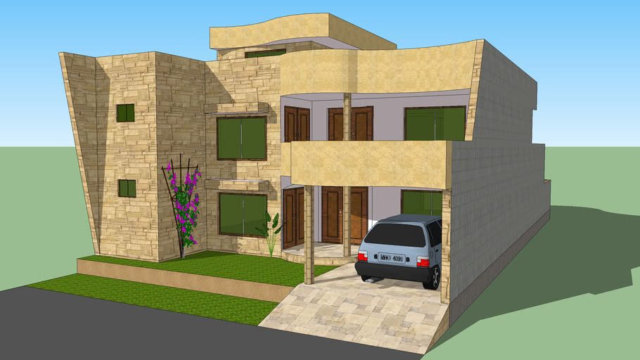 Beautiful Pakistani House (5 marlas) | 3D Warehouse