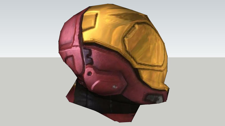 Photo-Textured EVA Helmet (Helmet by RadicalEdward2) | 3D Warehouse
