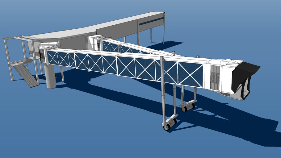 Airbus A380 Jetway (in use) | 3D Warehouse