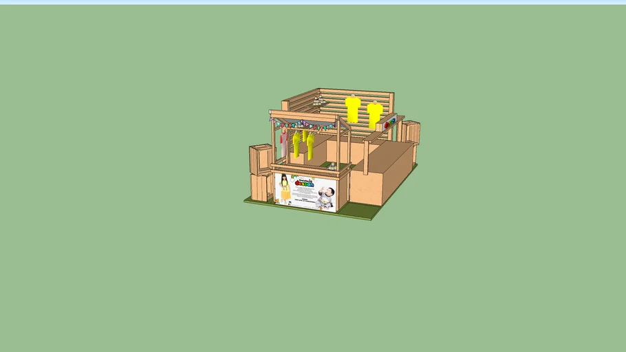 booth/stand pameran. | 3D Warehouse