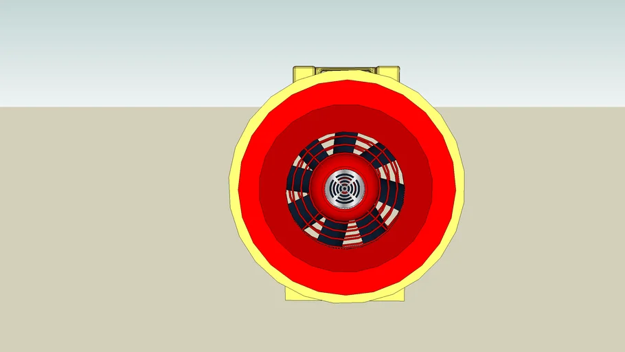 Retrotec 1000 blower door fan | 3D Warehouse