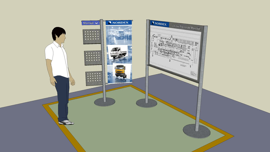 modulos informativos / company display | 3D Warehouse