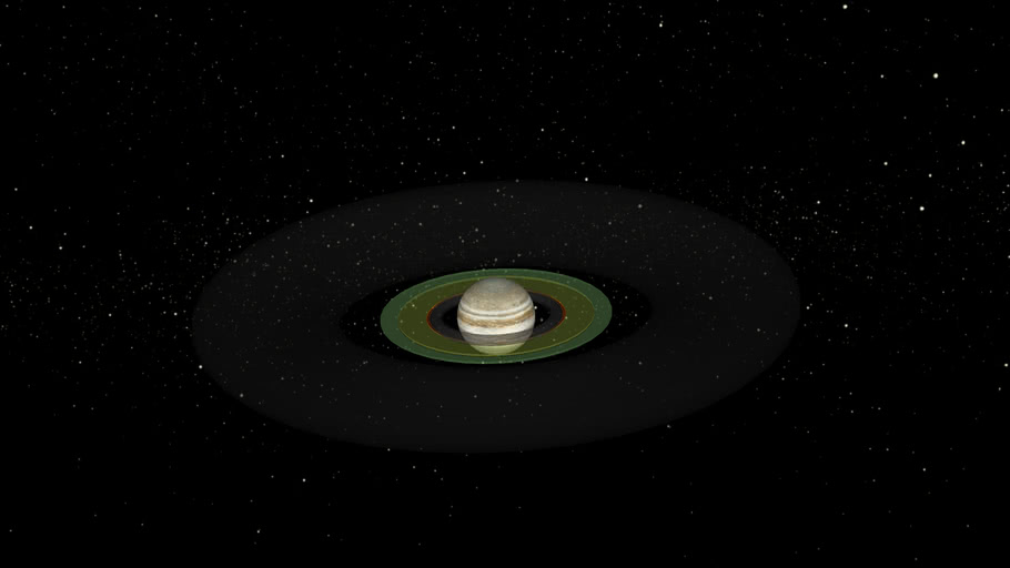 Jupiter and It's Rings | 3D Warehouse