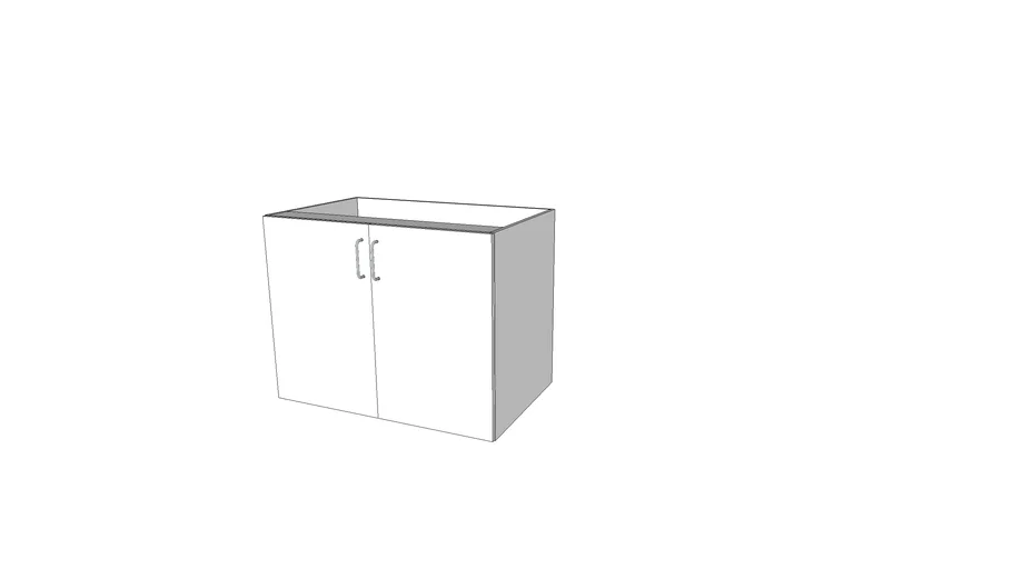 COZ INF 90 PA DWB - Cozinha Planejada 2 portas 90 cm | 3D Warehouse