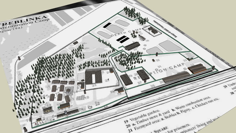 treblinka death camp | 3D Warehouse