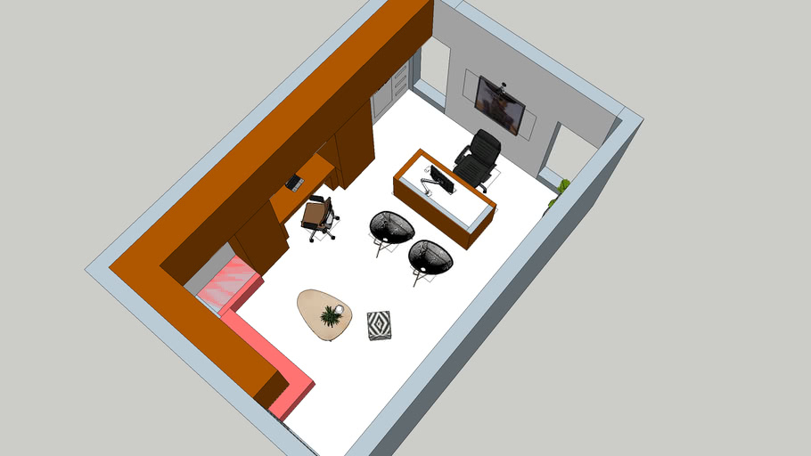 STUDY ROOM INTERIOR - WORK ROOM | 3D Warehouse