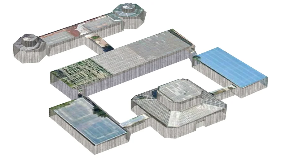 Sera din Gradina Botanica, Bucuresti, Romania | 3D Warehouse