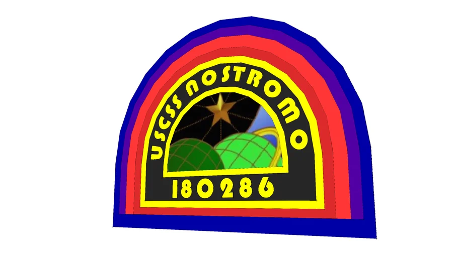 USCSS NOSTROMO Patch (ALIEN) | 3D Warehouse
