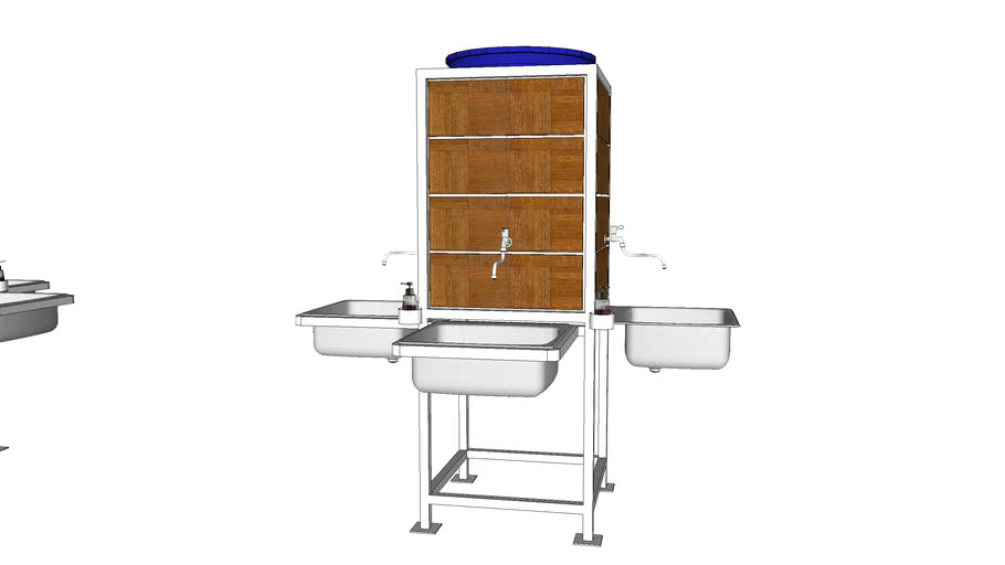 Tempat cuci tangan covid | 3D Warehouse