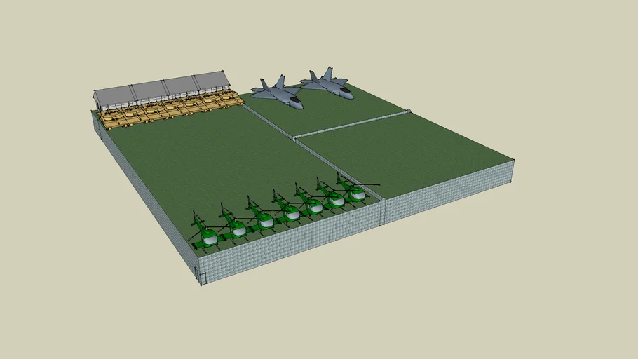 Military Base Final | 3D Warehouse