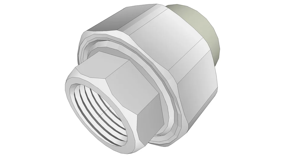 PPR Transition union female 20x1/2 | 3D Warehouse