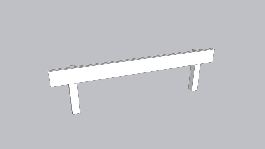 2' x 12' double-beam | 3D Warehouse