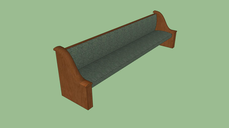 Church Pew BBC Sav | 3D Warehouse