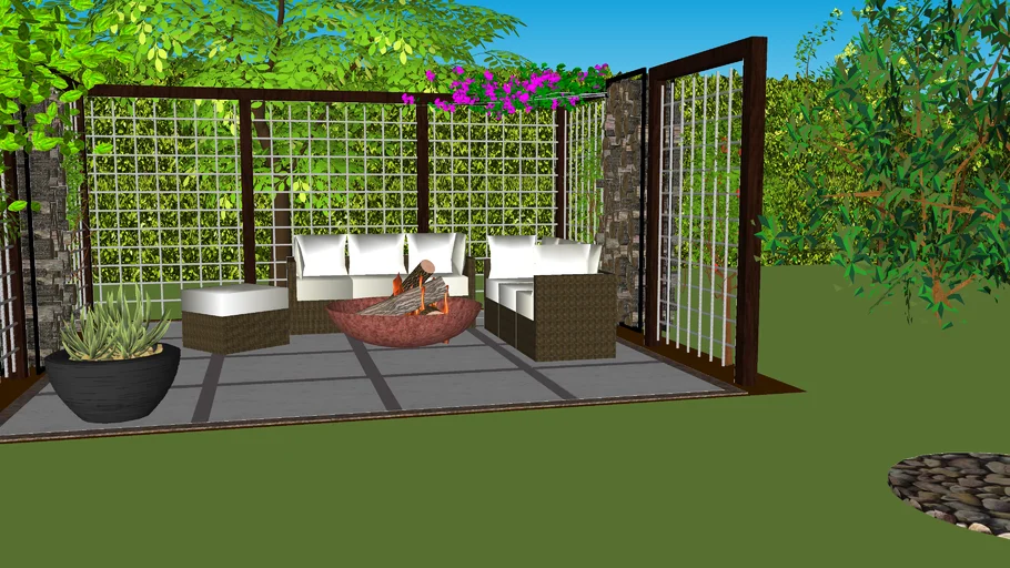 Terrasse 16m2 | 3D Warehouse