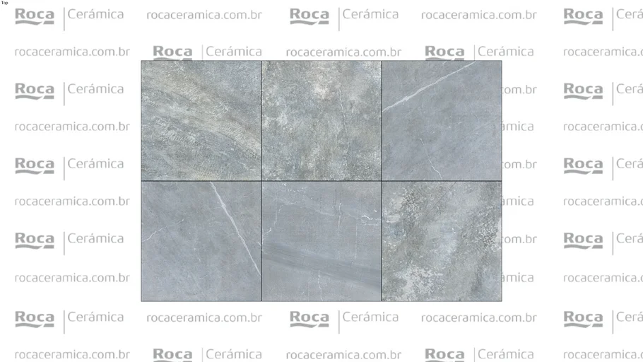 ROCA - PP ABS STONE MAGNA CINZA 90X90 R | 3D Warehouse