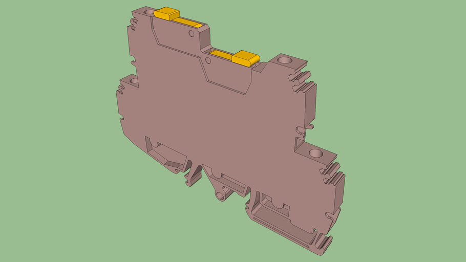 Weidmuller WDTR 2.5 Double-Stack Terminal | 3D Warehouse