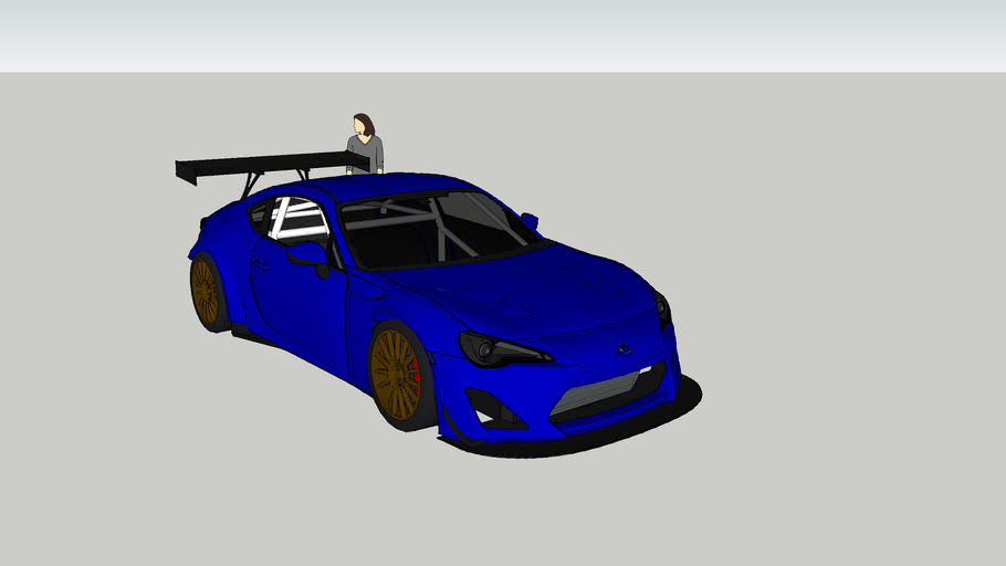 Subaru BRZ/ Scion FRS Greddy (Rocket Bunny) wide body kit | 3D Warehouse