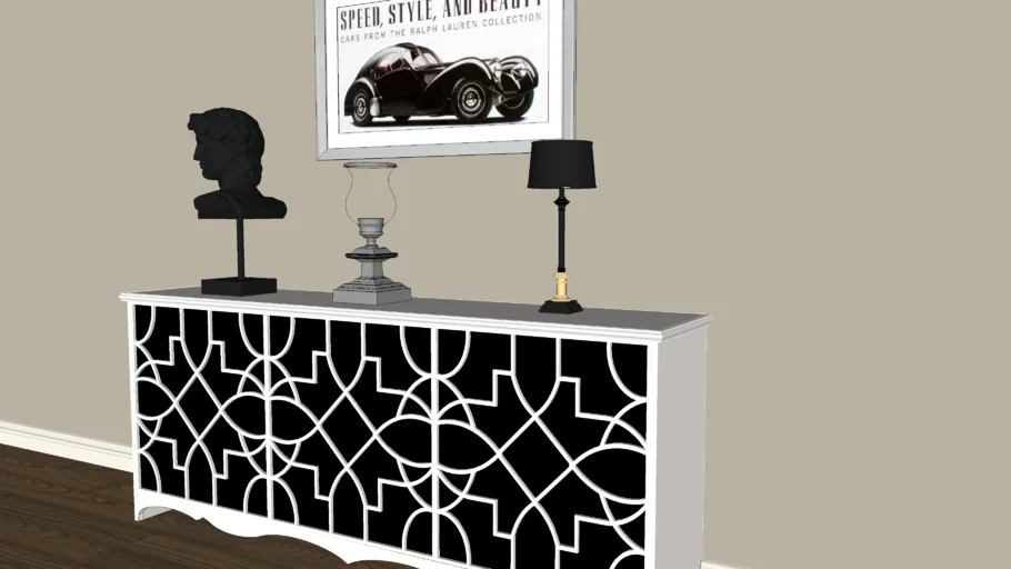 commode scene vray | 3D Warehouse