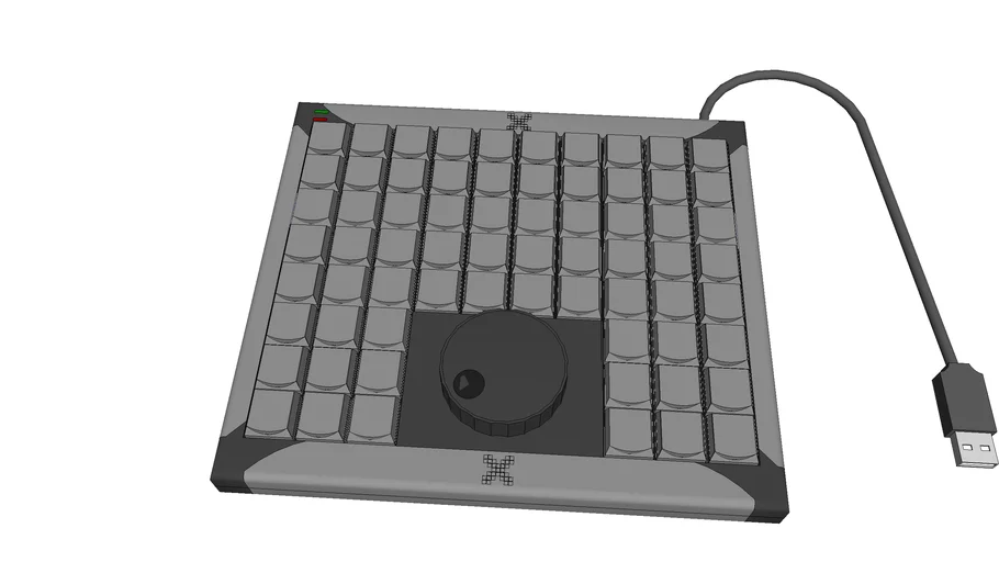 X-keys XK-68+Jog & Shuttle | 3D Warehouse