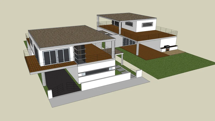 Modern House 7 | 3D Warehouse