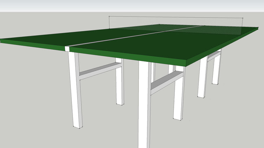 Table Tennis Table | 3D Warehouse