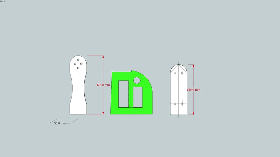 Printable RC Pusher motor mount | 3D Warehouse
