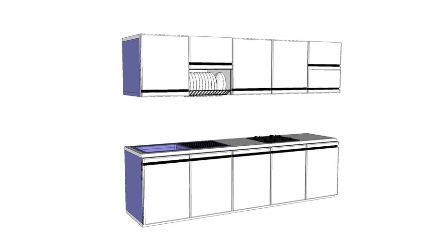 Kitchen set 1 | 3D Warehouse