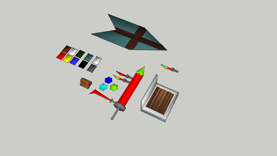 RuneScape inventory+pots | 3D Warehouse