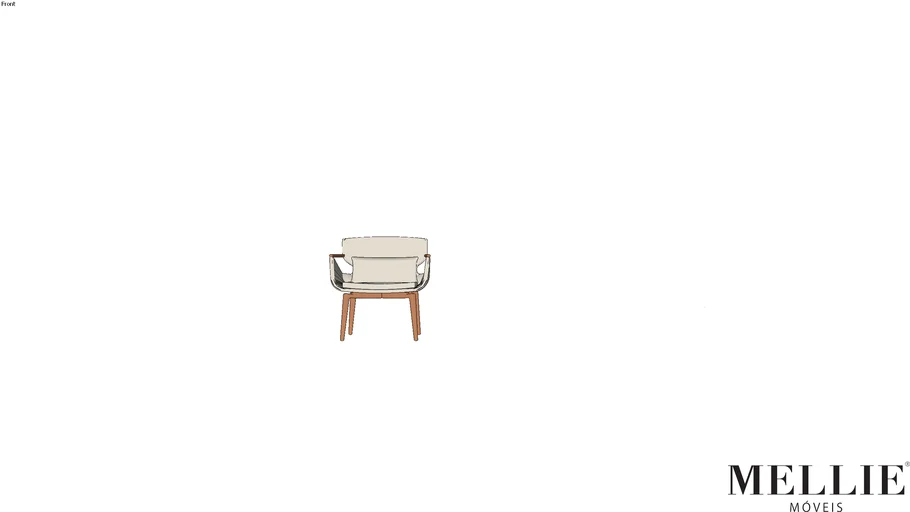 Poltrona Carmen designer Daniella Ferro | 3D Warehouse