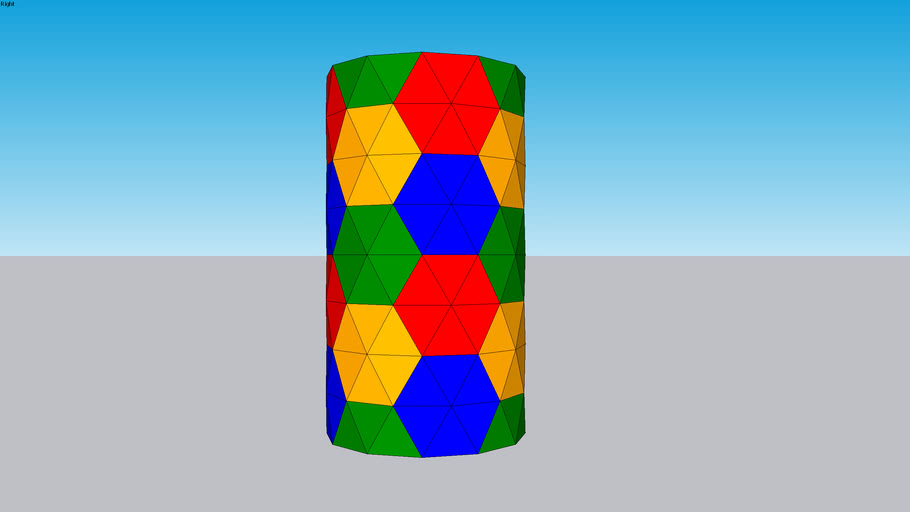 honeycomb cylinder | 3D Warehouse