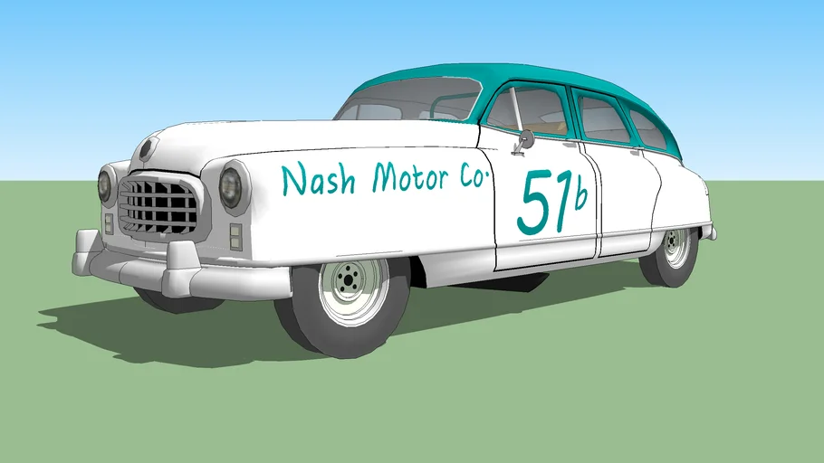 1950 Nash Ambassador Stock Car | 3D Warehouse