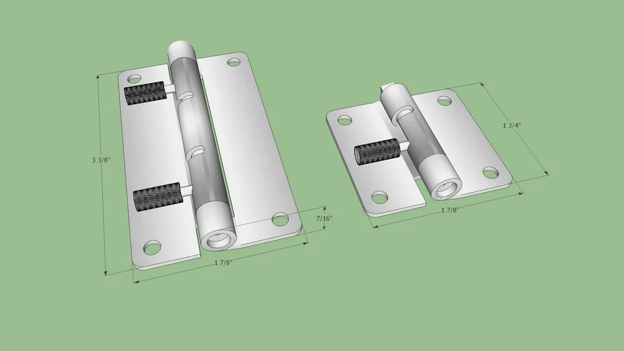 Quick Release Hinges | 3D Warehouse