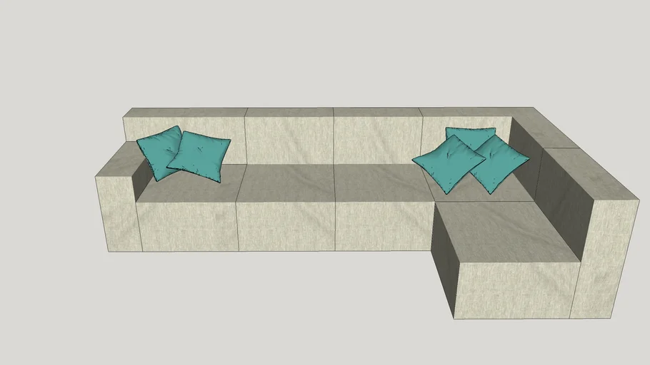 Canapé picasso | 3D Warehouse