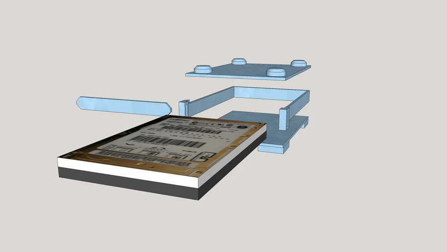 HDD case 2,5' SATA | 3D Warehouse