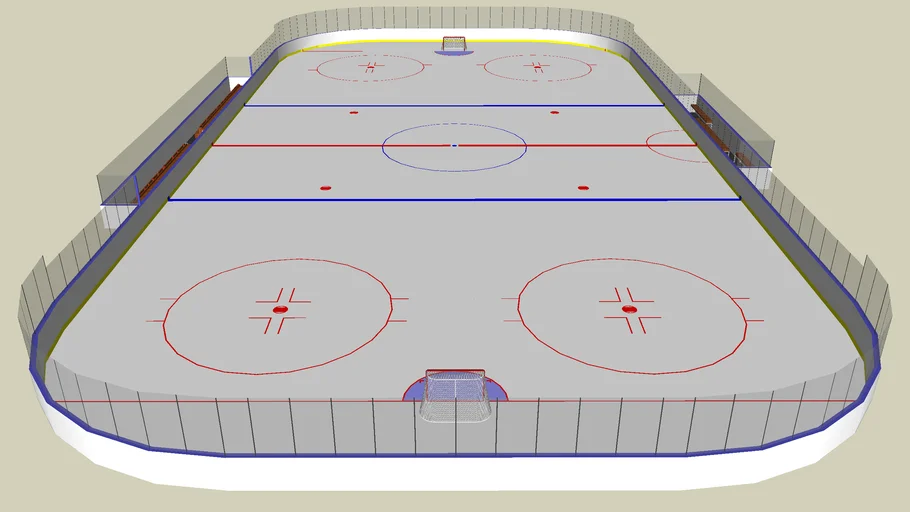European hockey rink | 3D Warehouse