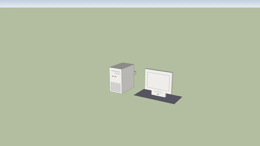 hp computer | 3D Warehouse