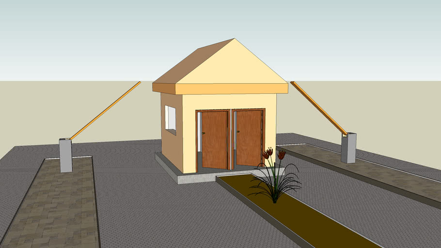 pintu parkir | 3D Warehouse