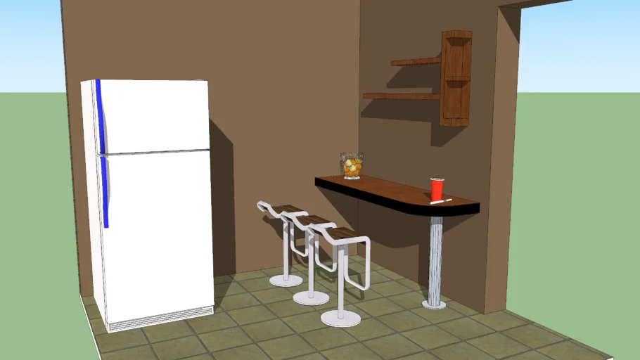 meja makan | 3D Warehouse