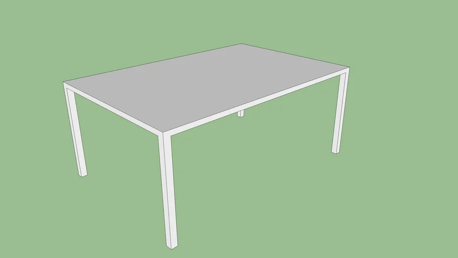 table simple 100m x 150m | 3D Warehouse