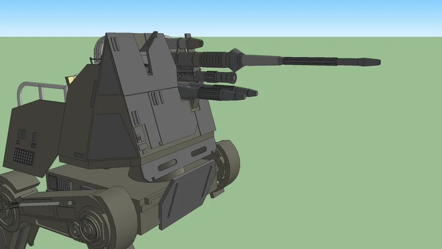 AT-DT Artillery Walker | 3D Warehouse