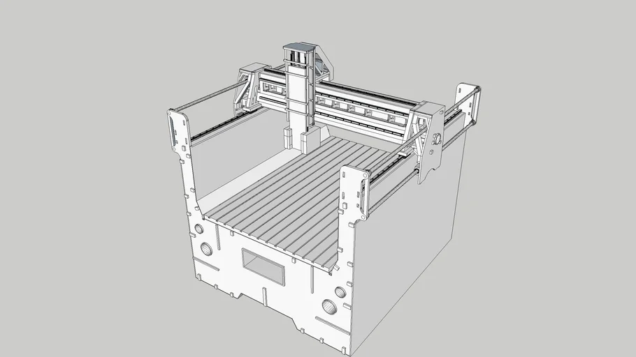 CNC Machine Prototipe | 3D Warehouse