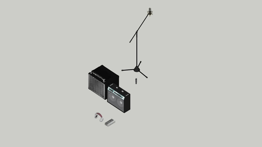 Studio Equipment 2 (Music) | 3D Warehouse