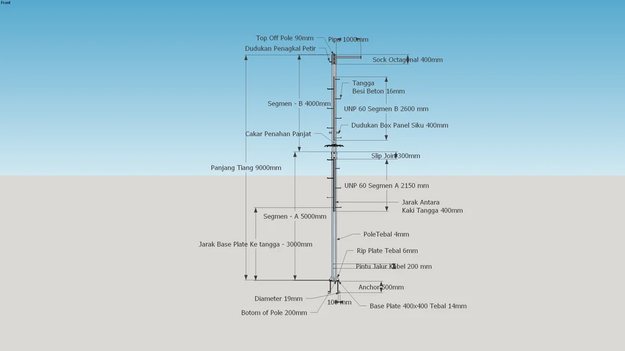 CCTV Pole | 3D Warehouse