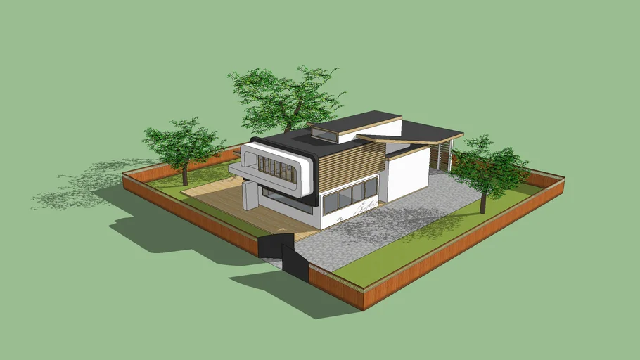 Futuristic House | 3D Warehouse