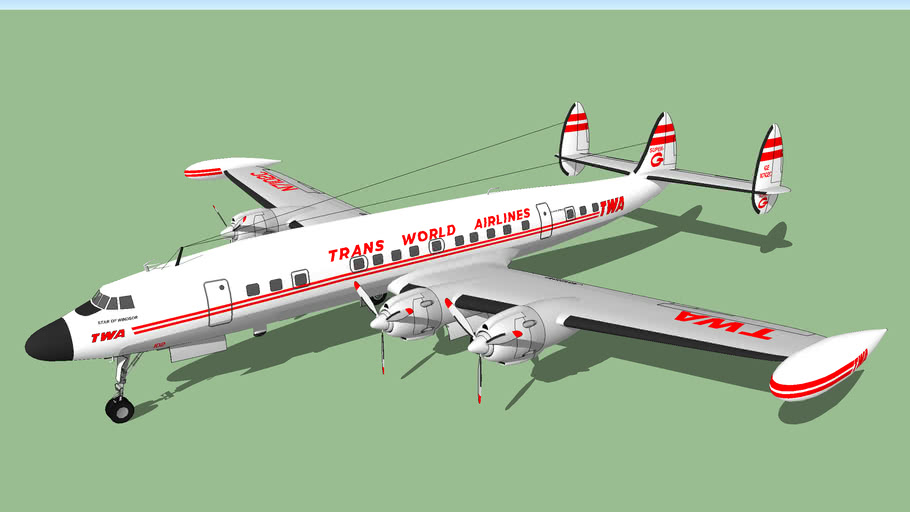 Trans World Airlines (TWA) (1956) - Lockheed L-1049G Super ...
