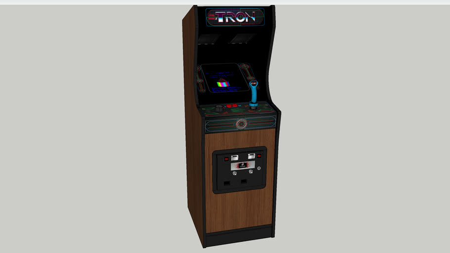 Bally Midway Tron Mini Arcade Game | 3D Warehouse