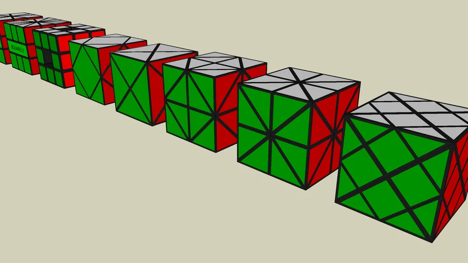 Rubik's Cube Collection Part 2 | 3D Warehouse